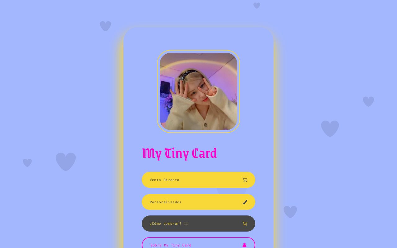 My Tiny Card